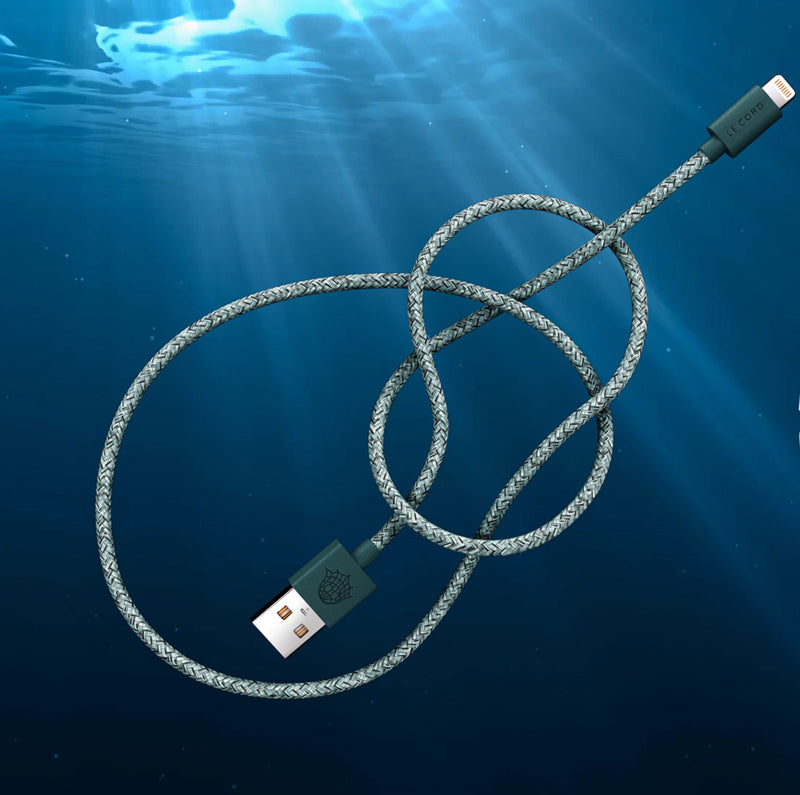Apple certified charging cables made from recycled plastic waste from ...